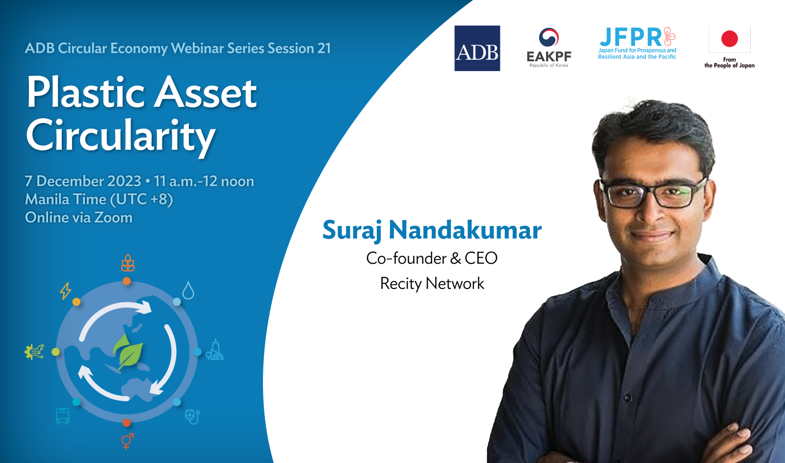 Plastic Asset Circularity (Circular Economy Webinar Series Session 21) | ADB Knowledge Events